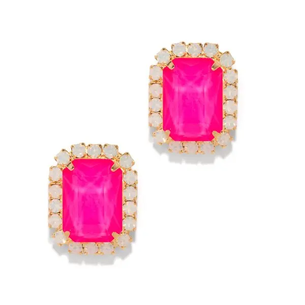 THE PINK REEF Stud Earrings - Pink