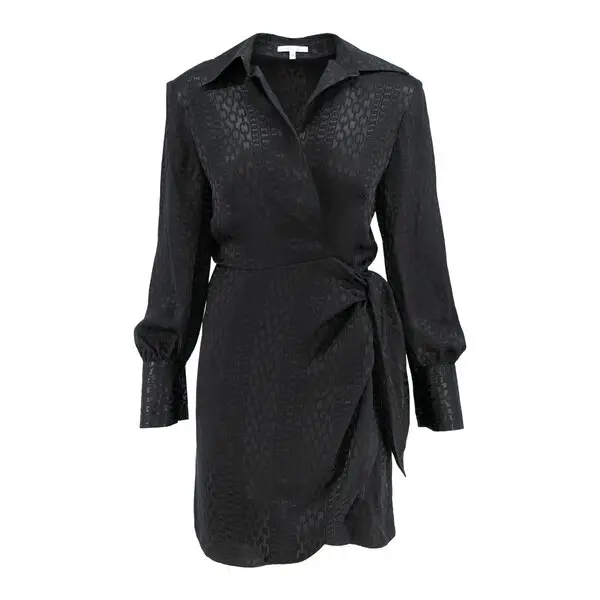 NORIA ANIS Ritzy Wrap Shirt Dress