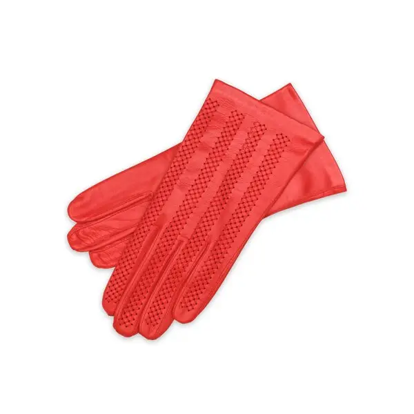 1861 GLOVE MANUFACTORY Vernazza Leather Gloves - Pink