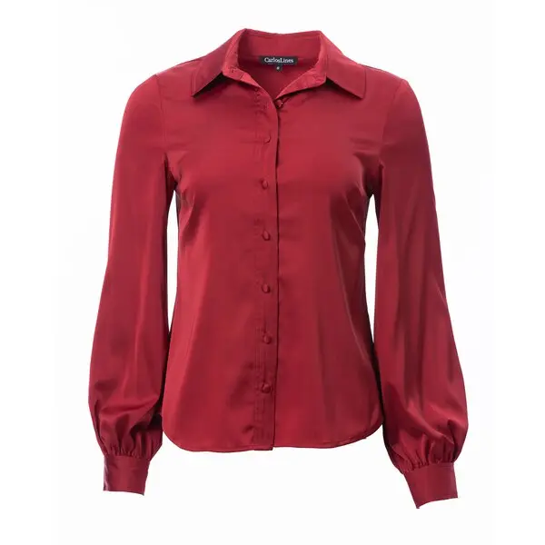 CARLOSLINES Button-down Long Sleeve Shirt