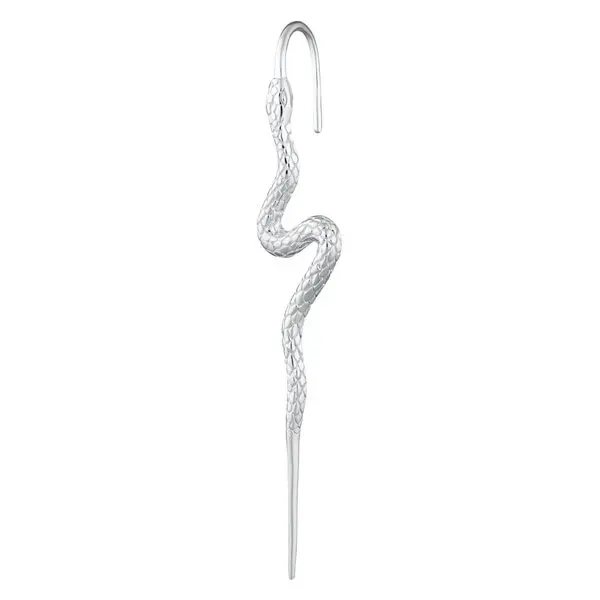 SCREAM PRETTY Snake Ear Climber - Silver