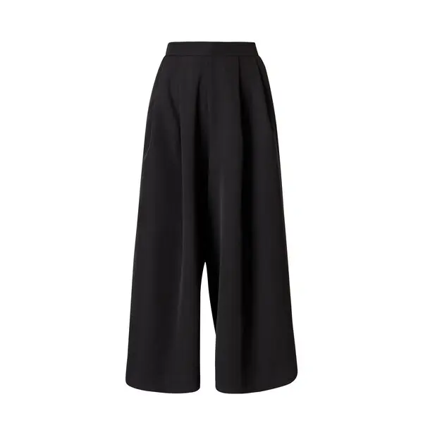 LIA ARAM Wrap-around Cropped Trousers - Black