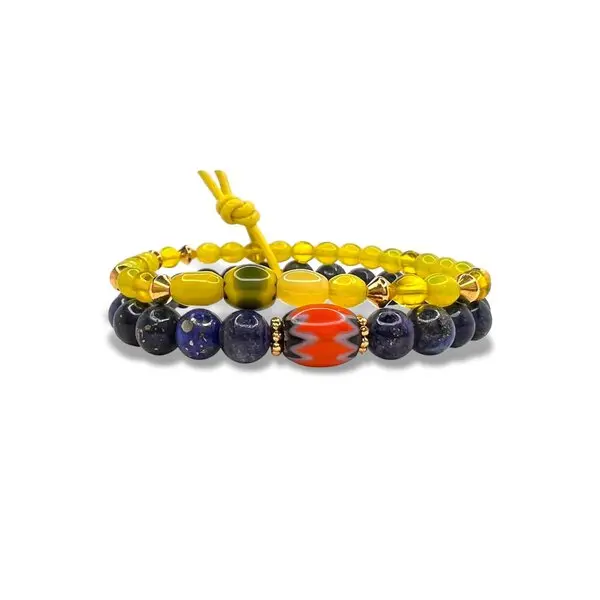 JAREDJAMIN Trail Blazer Bracelet Set - Blue