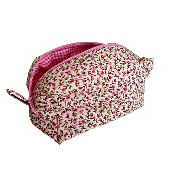 SYLKI Floral Pouch - White