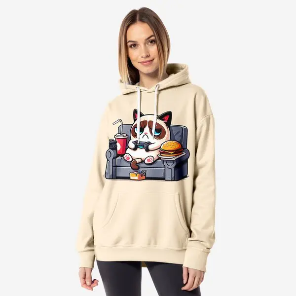 ALOHA FROM DEER Grumpy Player Oversize Hoodie