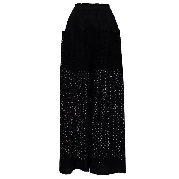 ARTISTA Rice Wide Leg Pants - Black