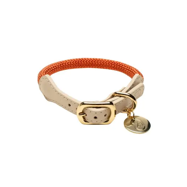 ZOË PET ATELIER Paracord Collar - Orange