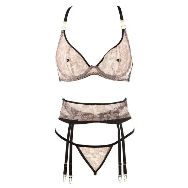 BELLE ET BON BON Black / Pink Nymph Blush Set - Black/pink