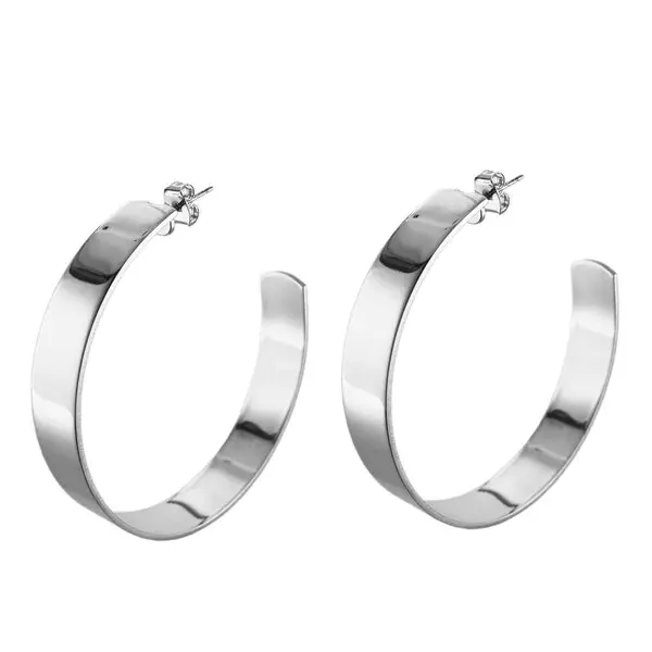 BIKO Liberty Hoops - Silver