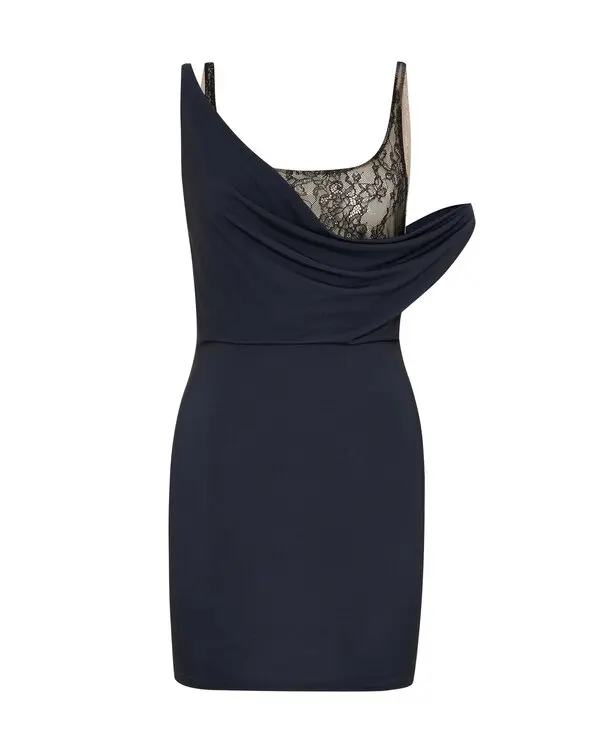 MAISON SEL Mini Reverie Draped Dress