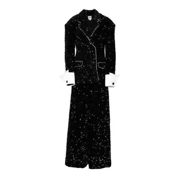 OFUURE Raven Sequin Pantsuit - Black