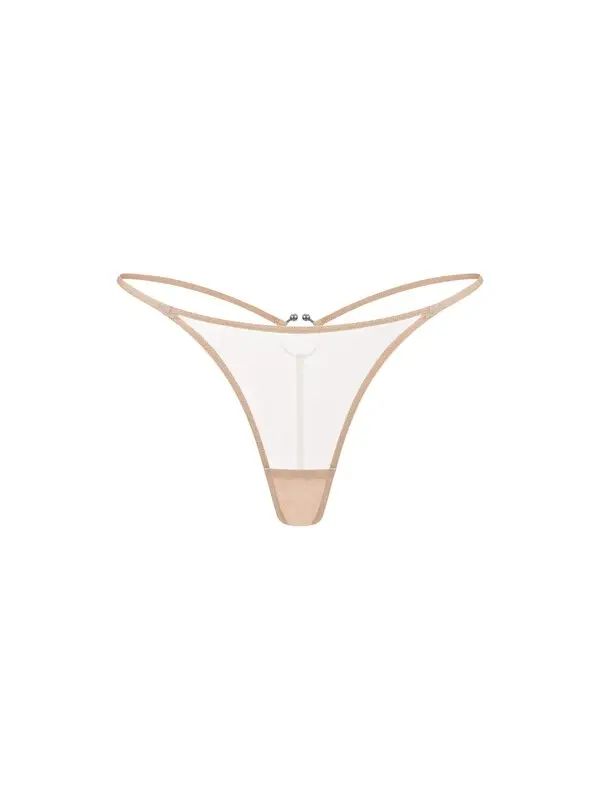 ZHILYOVA Neutrals Dune G-string - Beige