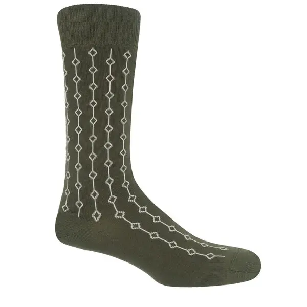 PEPER HAROW - MADE IN ENGLAND Beads Patterned Socks - Green