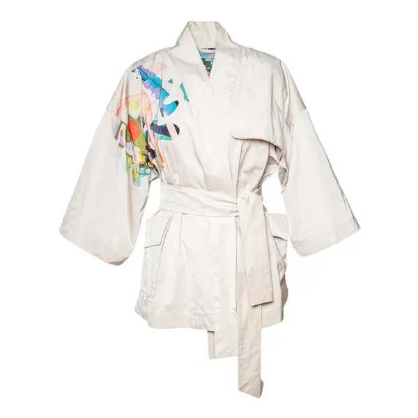 ARTISTA Neutrals Spring Trench Kimono