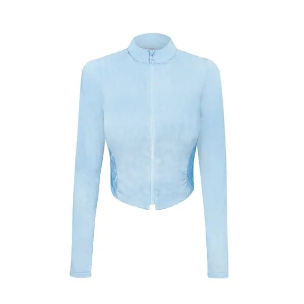 EKCENTRIK Zip Long Sleeve Top