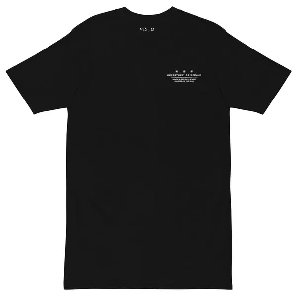 ANCHOR & CREW Gustatory Originals Embroidered Heavy Cotton T-shirt - Black