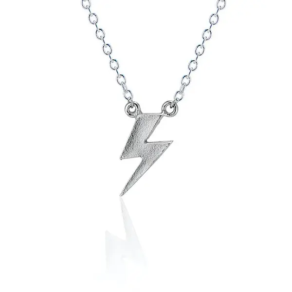CARTOGRAPHY Ziggy Bolt Sterling Necklace - Silver
