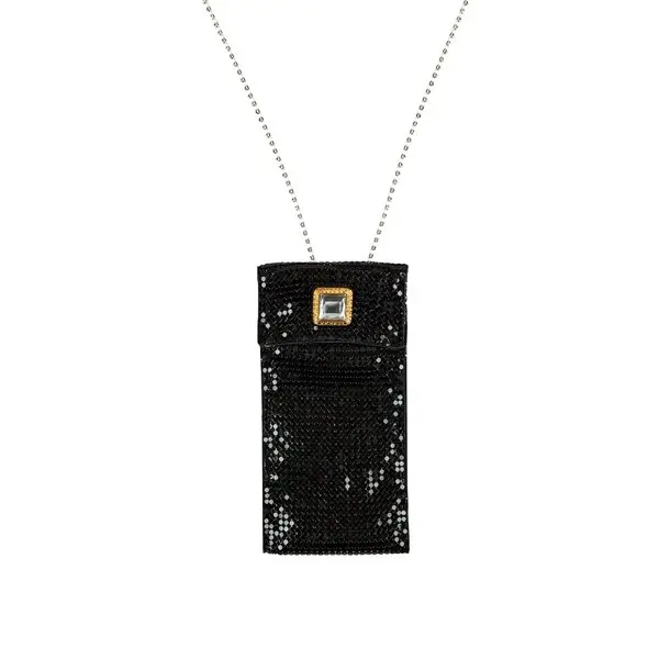PALOMA LIRA Chainmail And Leather Little Bag - Black