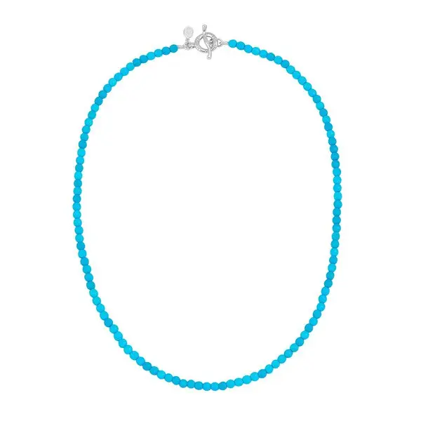 DOWER & HALL Turquoise Beaded Necklace - Blue