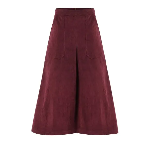 RAISHMA A-line Corduroy Skirt