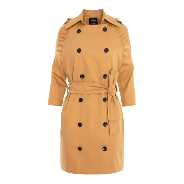 AVENUE N°29 Mini Trench Shirt Dress