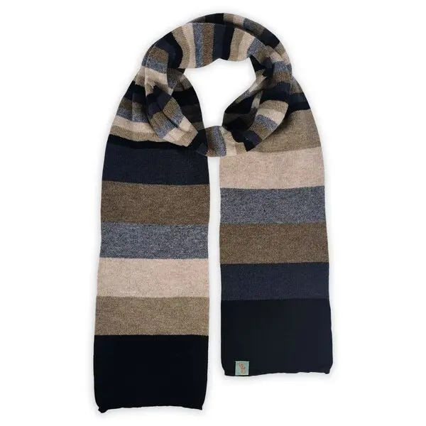 OTTO & SPIKE Black / Grey / Brown Scarves Number One Black, College Grey - Black/grey/brown