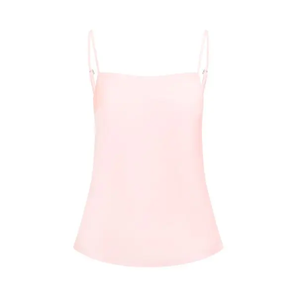 ME ESSE Lily Stone-washed Silk Top
