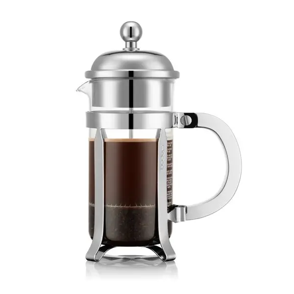 BODUM French Press Chambord With Metal Handle - Brown