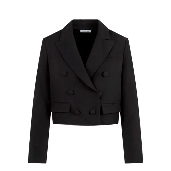 CAVANAGH BAKER Stretch Tuxedo Crop Blazer