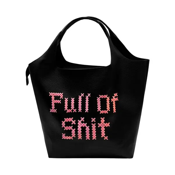 LILLY LOVES Embroidered Shoulder Bag