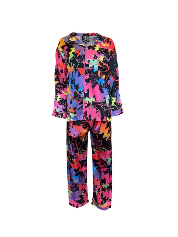 ANY OLD IRON Multicolor Zowie Pajama Set - Black