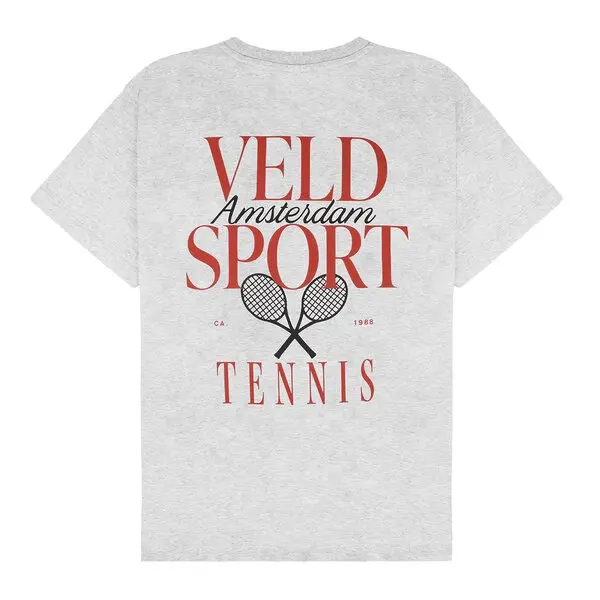 VELD Griffith Sport Tennis T-shirt - Grey