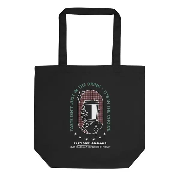 ANCHOR & CREW Gustatory Originals Recycled Cotton Tote Bag - Black