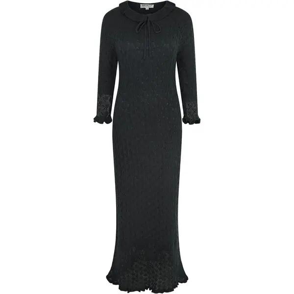 RAVE ON TREND Crochet Maxi Dress