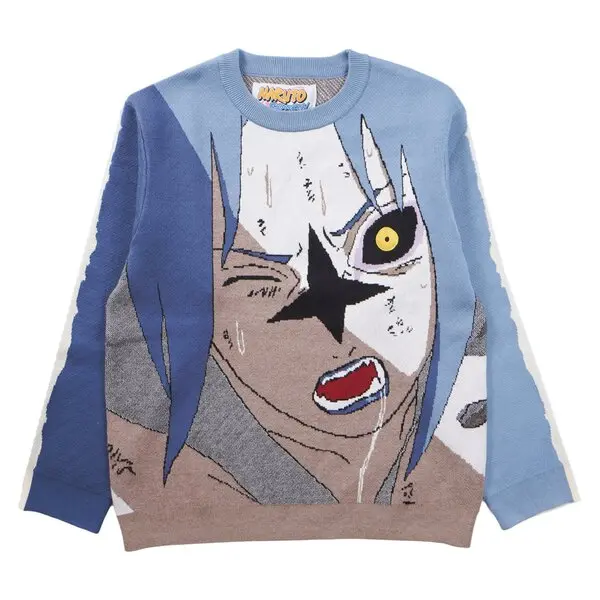 VERYRARE Sasuke Curse Mark Jacquard Knit