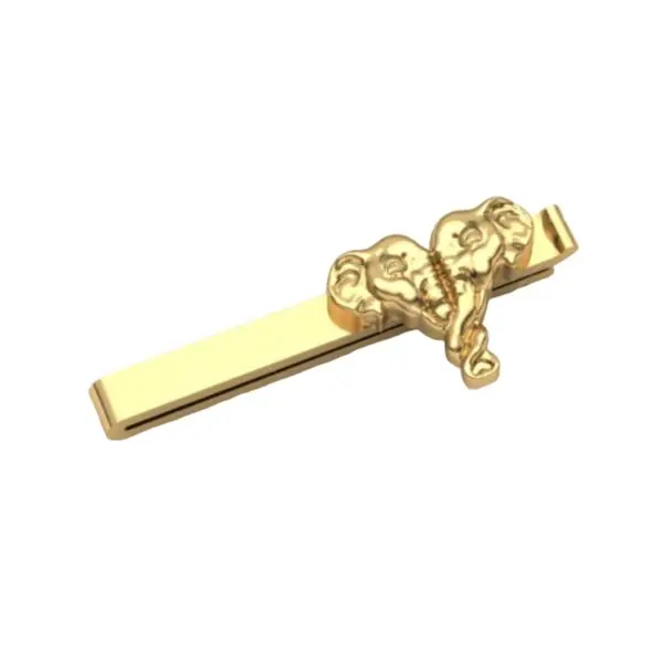 NANDANIE Elephant Tie Bar - Gold