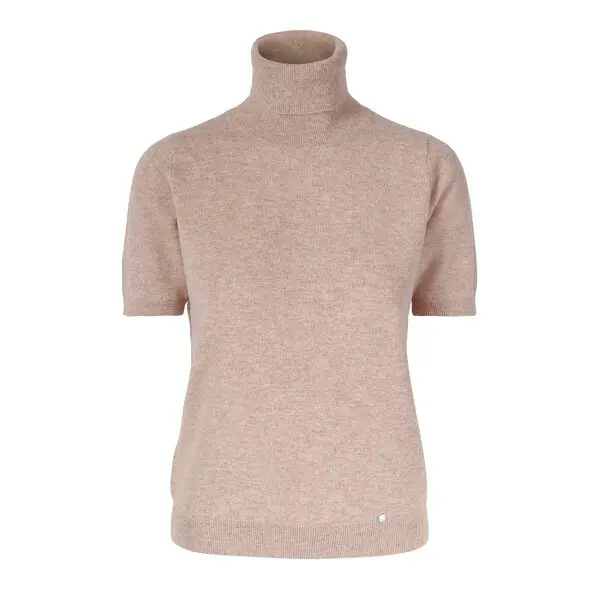 TIRILLM Alexa Short Sleeve Pullover - Beige