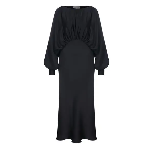 NAZLI CEREN Rhea Satin Dress