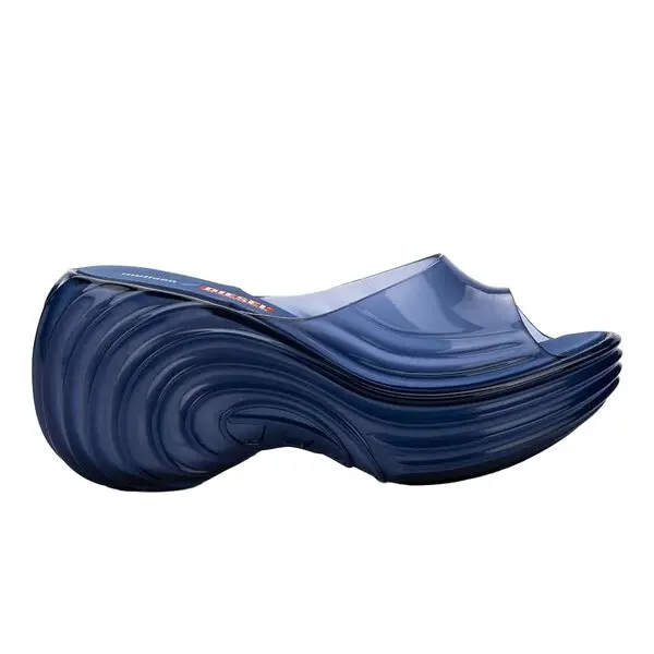 Melissa X Diesel Platform Slides - Blue