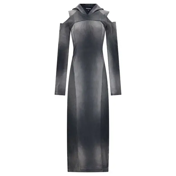 ARDEA Hooded Stealth Dress