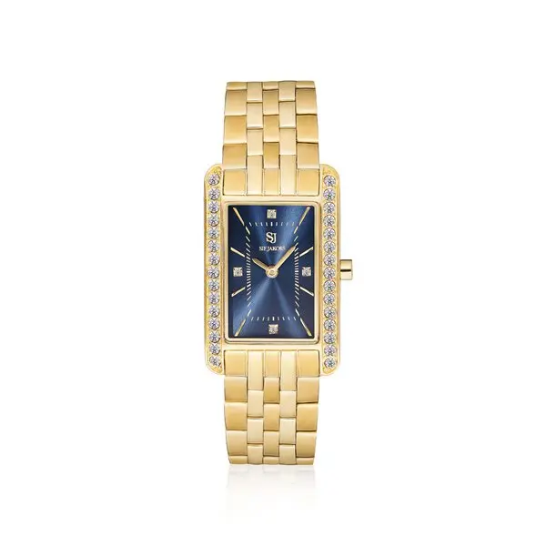 SIF JAKOBS JEWELLERY Martina Gold Watch - Gold/blue