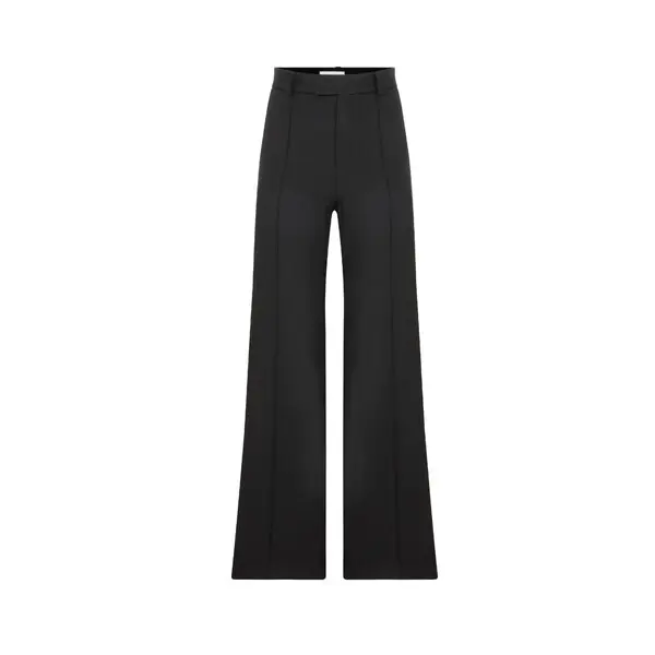 NAZLI CEREN Millie Straight-cut Twill Trousers - Black