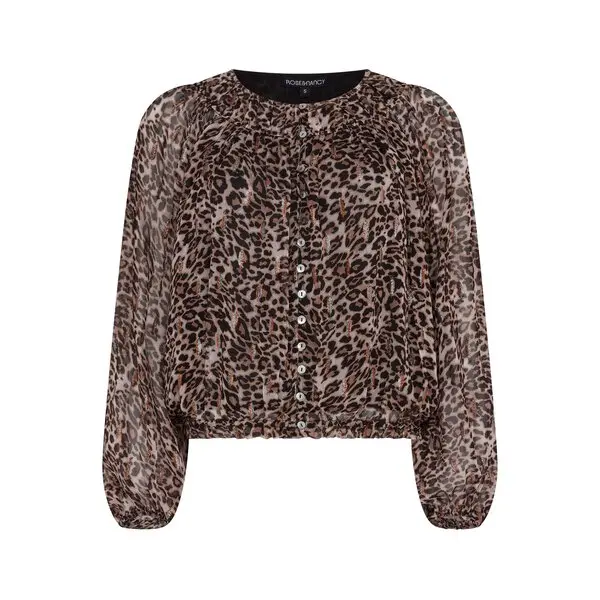 ROSE & NANCY Sienna Print Blouson Blouse