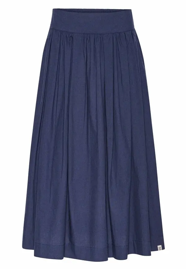 GROBUND Mette Maxi Skirt - Blue