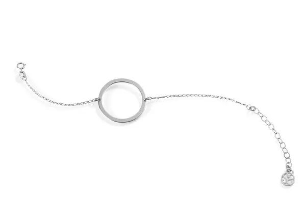 SOPHIE SIMONE DESIGNS Circle Bracelet - Silver