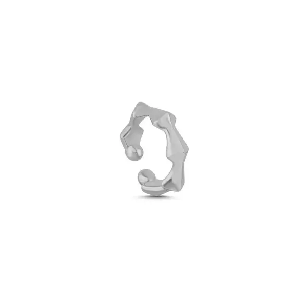 Mishka Nimble Lip And Ear Cuff - Silver