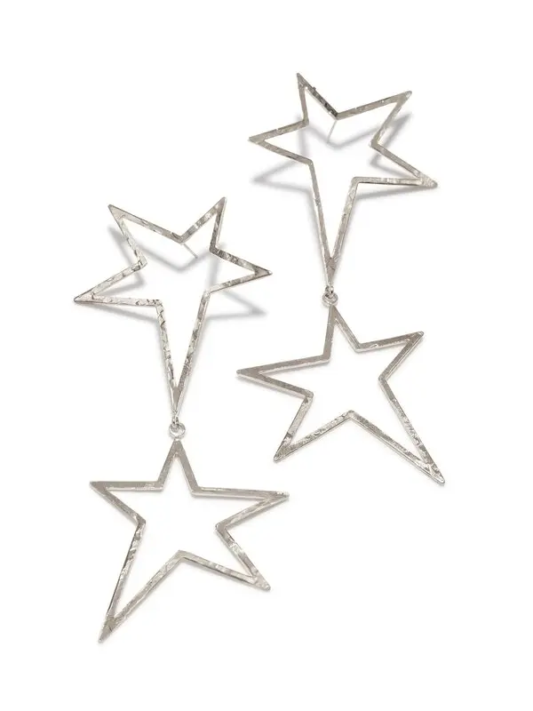 JAREDJAMIN Shooting Star Dangle Post Earrings - Silver