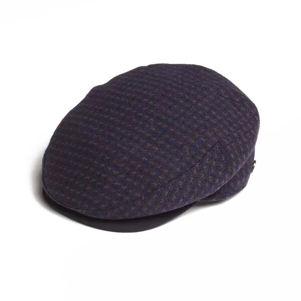 DASMARCA HATS Tailor Tweed Cap - Blue