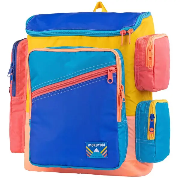 MOKUYOBI Neutrals Brandmarque Traveler Mega Backpack - Blue