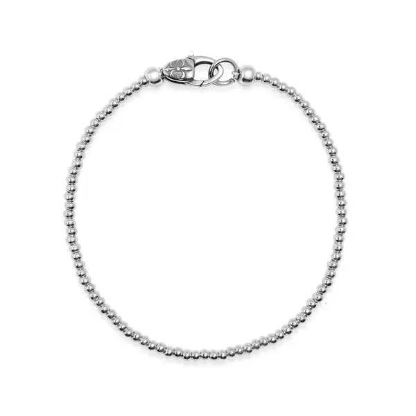 NIALAYA JEWELRY Sterling Beaded Bracelet - Silver